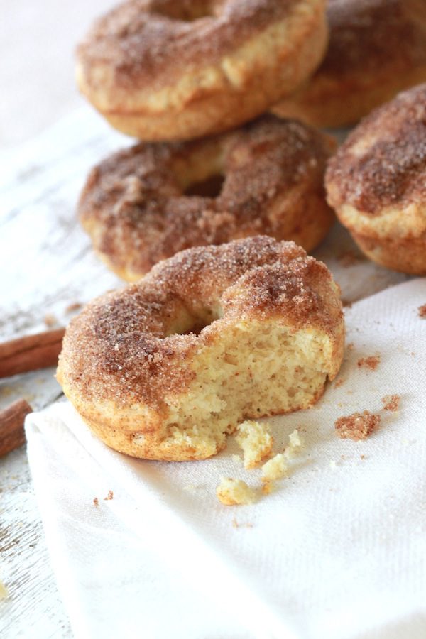 Baked French Breakfast Donuts